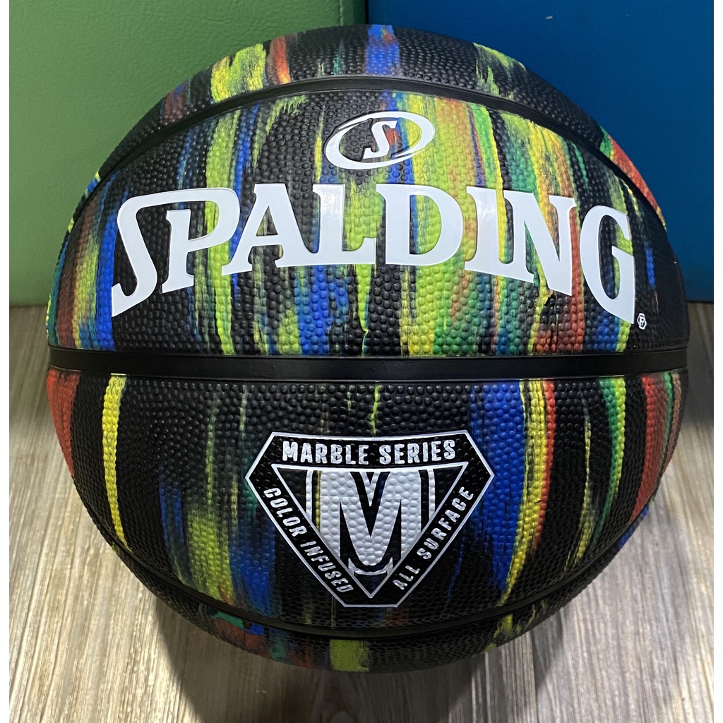 斯伯丁SPALDING SP 大理石系列 彩虹 7號籃球SPA84397 室外專用球☆‧°小荳の窩°‧☆㊣ | 蝦皮購物