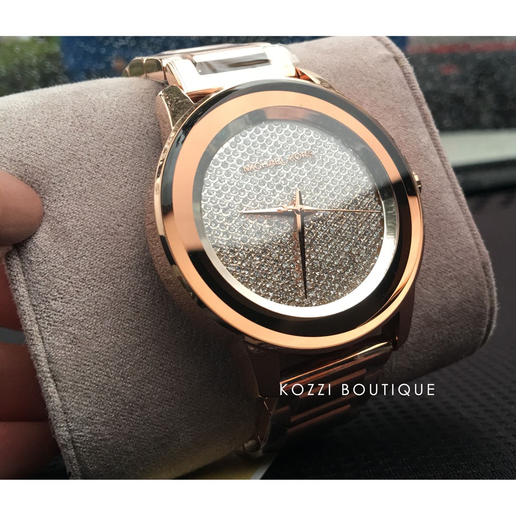 Michael Kors mk6210 mk6209 mk5999 玫瑰金 水鑽 滿鑽 手錶 時尚錶 mk錶 mk手錶 | 蝦皮購物