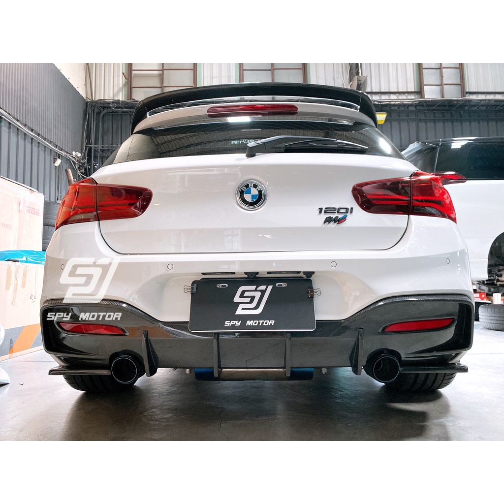 【SPY MOTOR】BMW F20 LCI 碳纖維後下巴 獠牙款 | 蝦皮購物