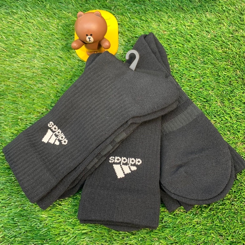 [喬比熊]adidas Cushioned Crew 3雙包厚底運動長襪(DZ9355/DZ9356/DZ9357) | 蝦皮購物