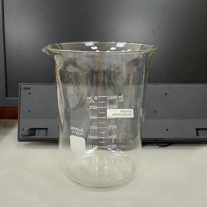 庫存出清 PYREX 玻璃燒杯3000ml 進口耐熱玻璃量杯 耐高溫 耐酸鹼 | 蝦皮購物