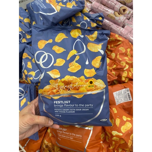 𝓣𝔃𝓳𝓼𝓪𝓰𝓵𝓸𝓽 🇸🇪 IKEA（代購） FESTLIGT 洋芋片 | 蝦皮購物