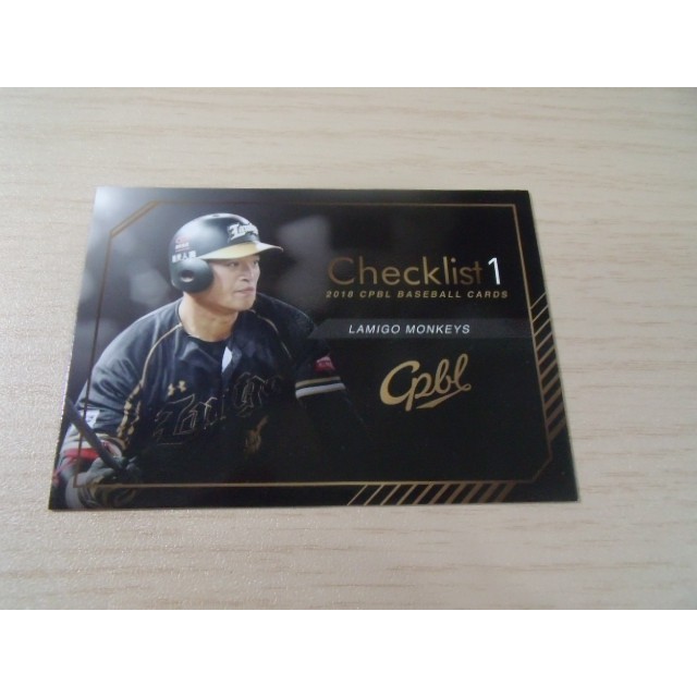 2020 中華職棒29年 Checklist 1 Lamigo桃猿 CL01 | 蝦皮購物