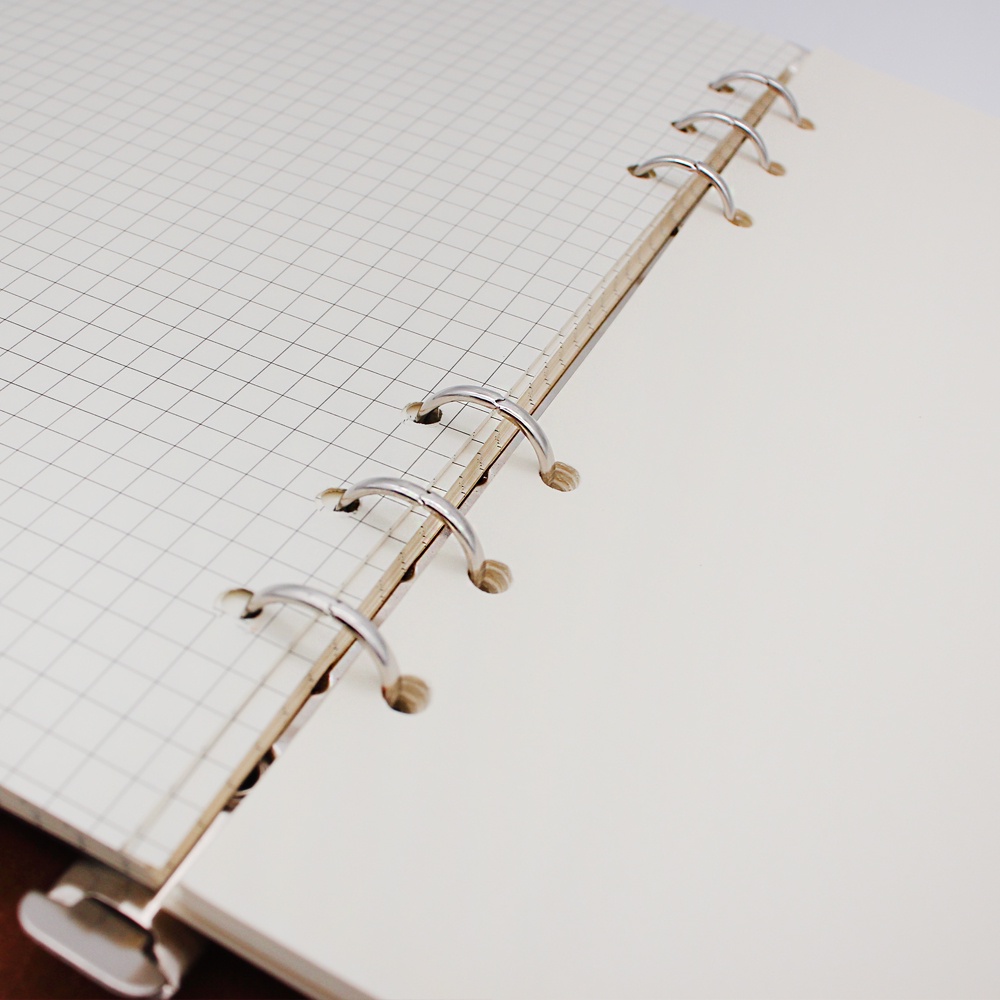 【HAPPYMT六孔活頁手帳/筆記本-A5尺寸通用內頁】 空白/橫線/方格/月計畫/週計畫/日計畫/todo 快速出貨 | 蝦皮購物