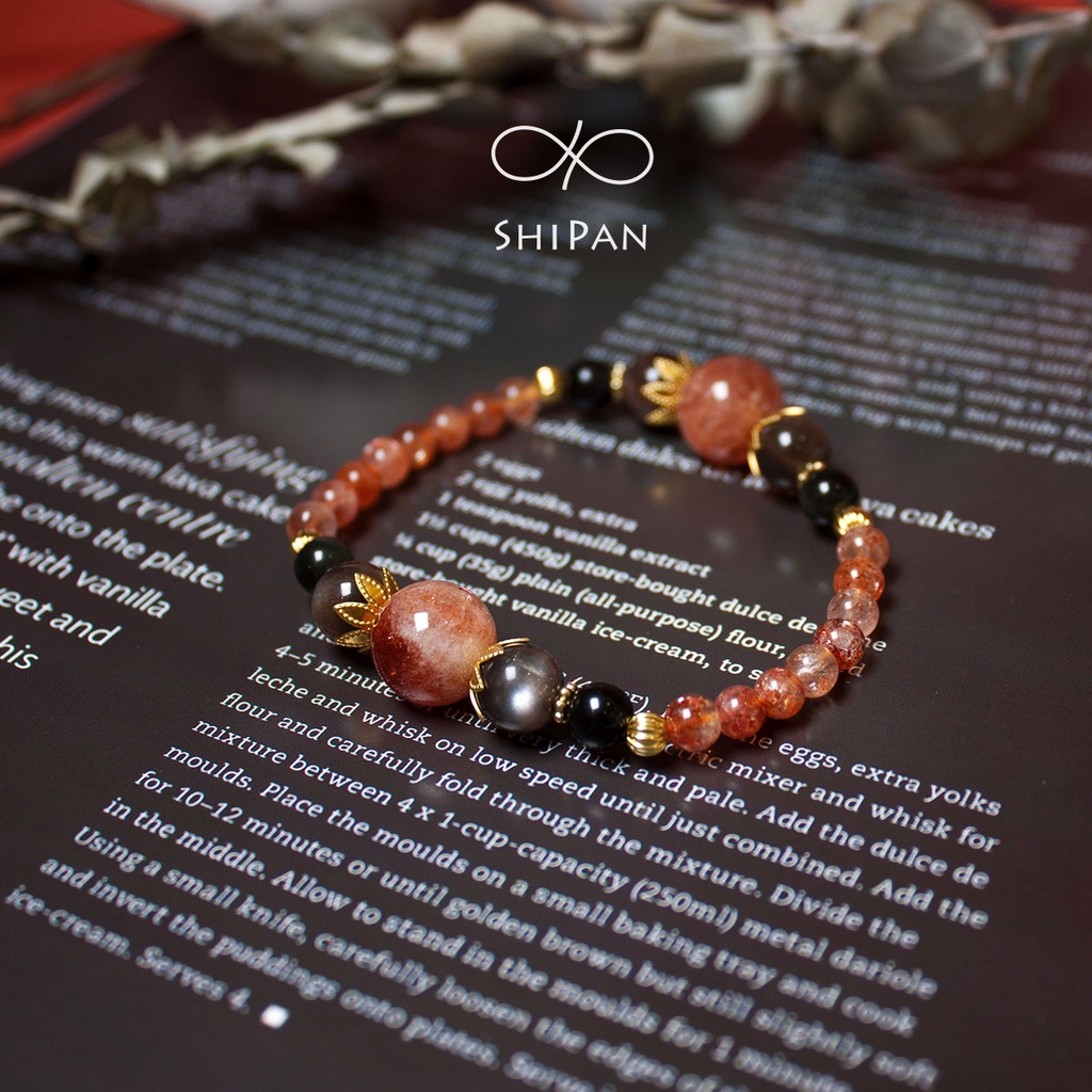 【細絆ShiPan】萬聖節_搗蛋的南瓜│水晶手鍊 客製化手圍 太陽石 辟邪化煞 交換禮物 | 蝦皮購物