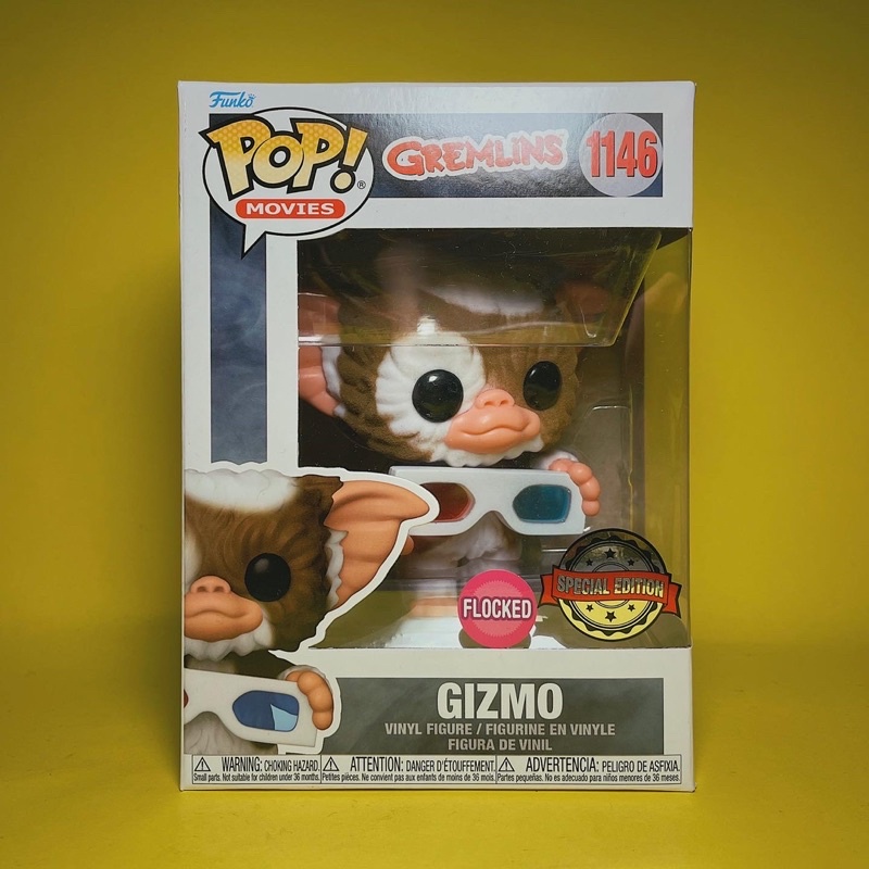 限量植絨版 FUNKO GIZMO gremlins 3D眼鏡 小精靈 小魔怪 公仔 】 | 蝦皮購物