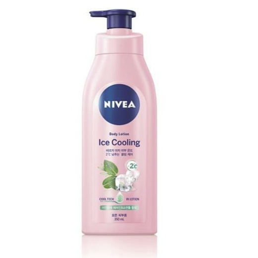 [NIVEA] Ice Cooling 身體乳液，350ml，Skin Cool Tech，薄荷 | 蝦皮購物