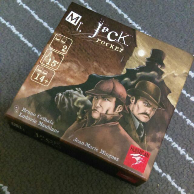 正版 Mr. Jack Pocket 開膛手傑克口袋版 有中文規則 | 蝦皮購物