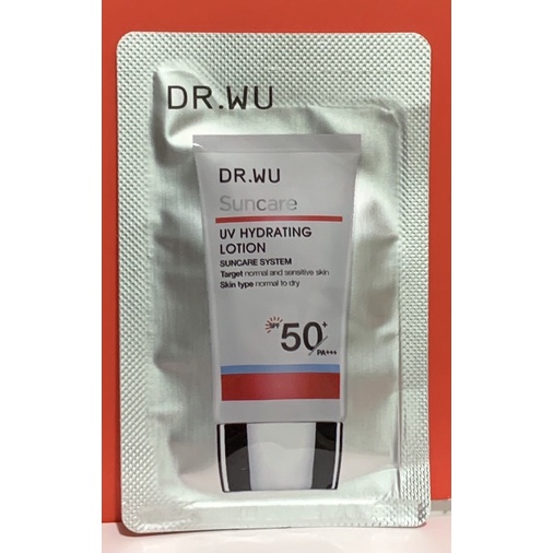 Dr.wu 全日保濕防曬乳 SPF50+/PA+++ 體驗包 2ml | 蝦皮購物