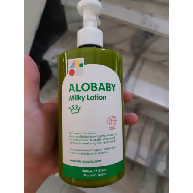 ALOBABY寶寶牛奶潤膚乳液(重量瓶)ALOBABY Milky Lotion,380ml | 蝦皮購物