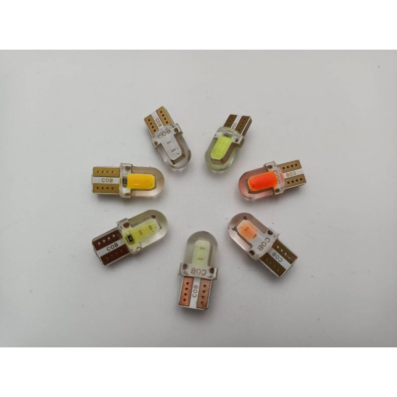 🛵🏍️🚘🉑T10 LED COB 可解碼 矽膠短LED小燈 碼表燈~現貨供應 | 蝦皮購物