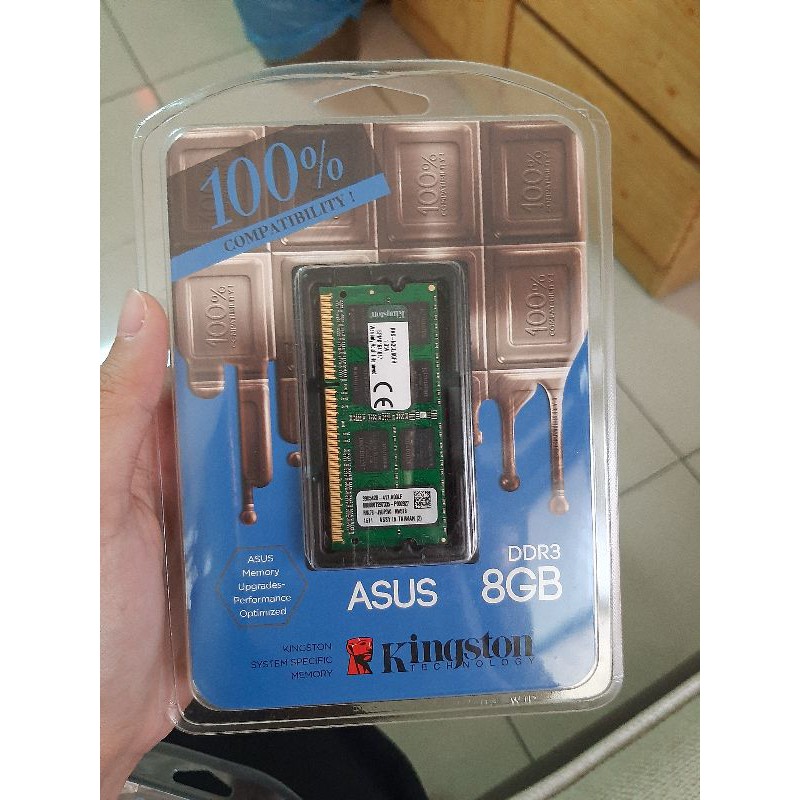 【全新現貨】金士頓 ASUS DDR3 1600 KAS-N3CL/8G低電壓 1.35V (筆電專用記憶體) | 蝦皮購物