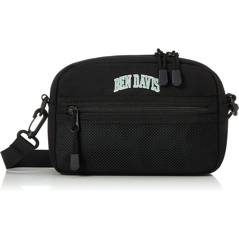 BEN DAVIS BDW-9281CL-71 WIDE MESH SHOULDER BAG 側背包 (黑綠色)化學原宿 | 蝦皮購物