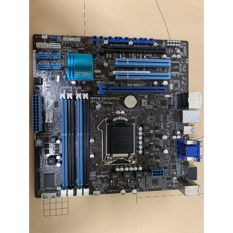 華碩 P8H67-M PRO/BM6650/DP_MB 1155 主機板 H61 H67 | 蝦皮購物