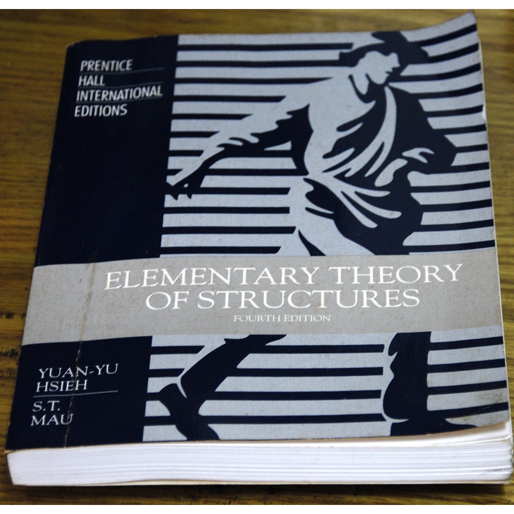 E003 ELEMENTARY THEORY OF STRUCTURES 4th edition HSIEH/MAU | 蝦皮購物