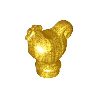 【金磚屋】95342PGO1 LEGO 樂高 動物 雞 公雞 小雞 Pearl Gold | 蝦皮購物