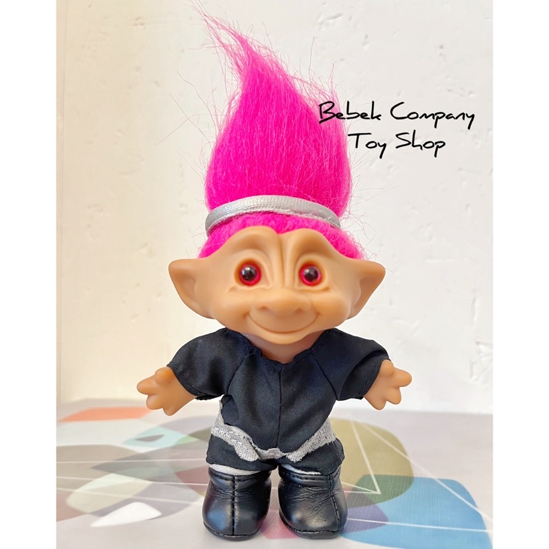 愛心 1980 VTG Troll Doll Gem trolls 醜娃 巨魔娃娃 幸運小子 寶石系列 | 蝦皮購物