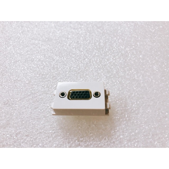 128-V VGA模組 牆壁面板 組合式面板 128型蓋板 VGA牆壁插座 D-SUB座 裝潢佈線 裝修施工 會議教學 | 蝦皮購物
