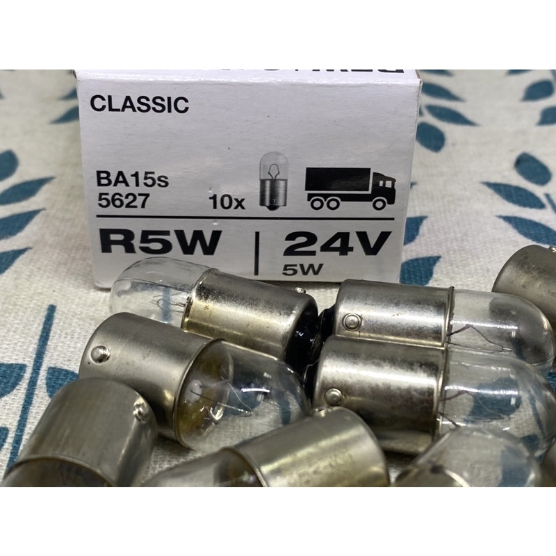 OSRAM 24v5w 24v10w R10w#大車用#連結車用#義大利製#ECE E1認證#長壽命型#特價出清含稅價 | 蝦皮購物