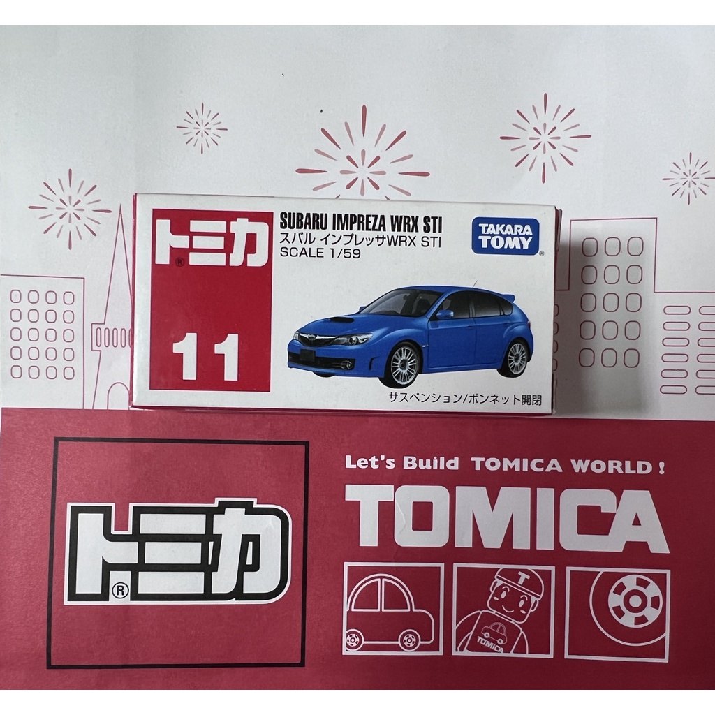 TOMICA 11 SUBARU IMPREZA WRX STI (全新未開) ＊現貨＊ | 蝦皮購物