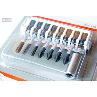 BOSCH 博世 2608522326 高扭起子頭組 50mm PH2 PZ2 T20~30 起子頭 電動工具 配件 | 蝦皮購物