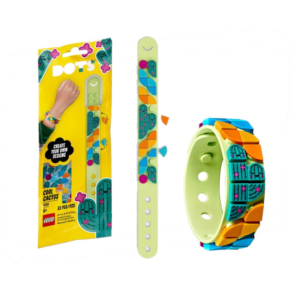 現貨 樂高 LEGO DOTS 系列 41922 豆豆手環-酷炫仙人掌 全新未拆 公司貨 | 蝦皮購物