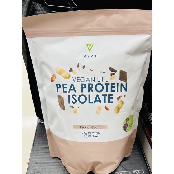 Tryall 分離大豆蛋白/分離豌豆蛋白-花生可可/靜岡抹茶/烏龍奶茶1000g/包 | 蝦皮購物