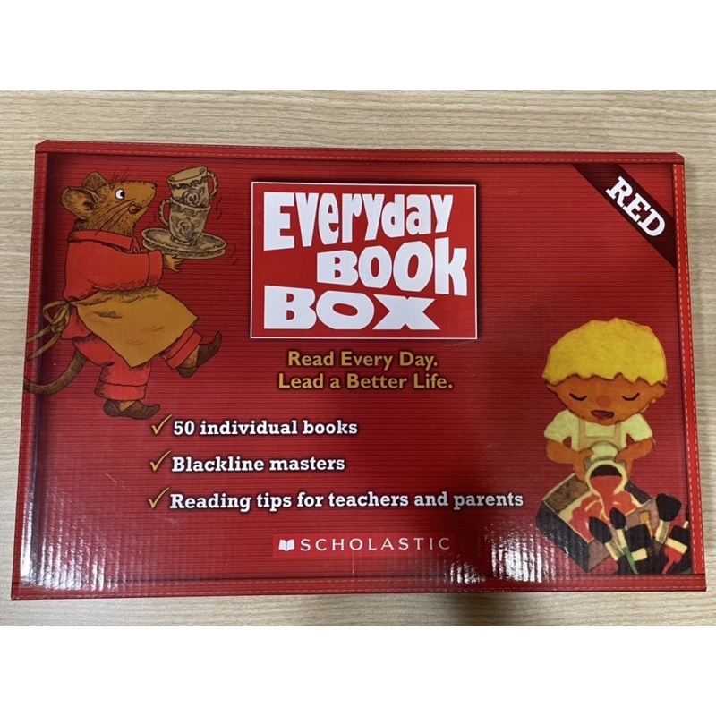 Everyday Book Box 紅盒 | 蝦皮購物