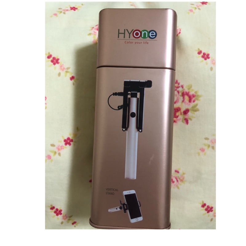 官網鋼鐵嚴選購入 全新 HYONE 有線自拍棒 玫瑰金 超輕巧 | 蝦皮購物