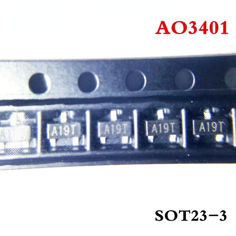 100PCS AO3401 3401 MOSFET P-CH 30V 4A SOT23 最佳品質 | 蝦皮購物