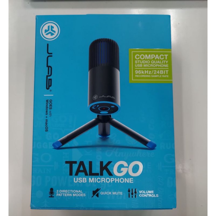 [快速出貨] 全新 JLab TALK GO USB 麥克風 遠距教學 | 蝦皮購物