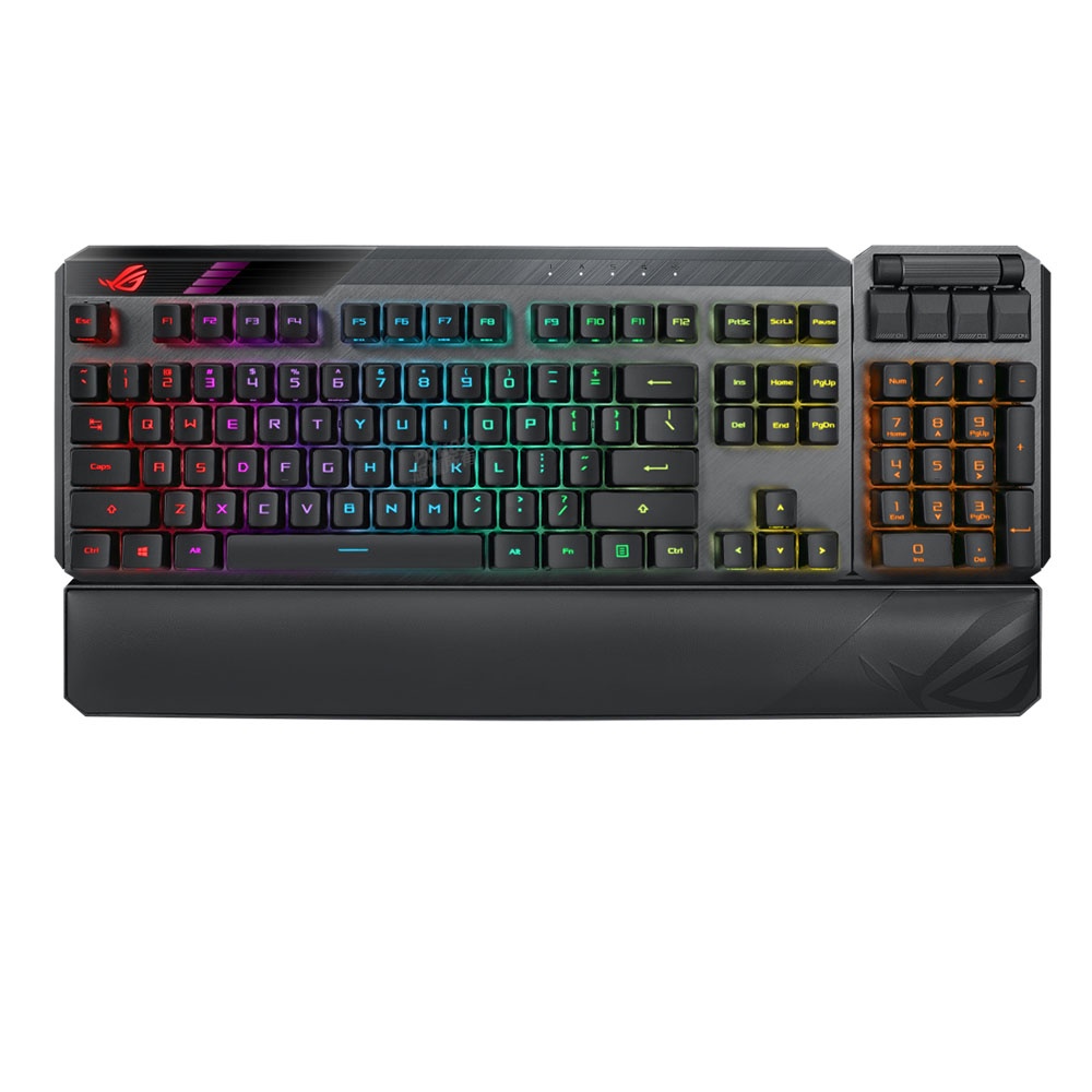 ROG CLAYMORE II RX ABS PBT 光學機械電競鍵盤 青軸/紅軸/無線/RGB/可拆數字區/零延遲 | 蝦皮購物