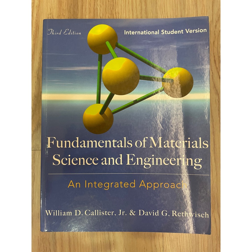 Fundamentals of Materials Science and Engineering材料科學與工程 | 蝦皮購物
