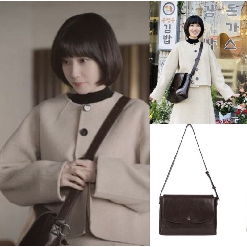 大咖 小綠 現🌟韓國代購🇰🇷SEMICODE capture bag側背包 皮革包 通勤包 非常律師禹英禑 朴恩斌同款 | 蝦皮購物
