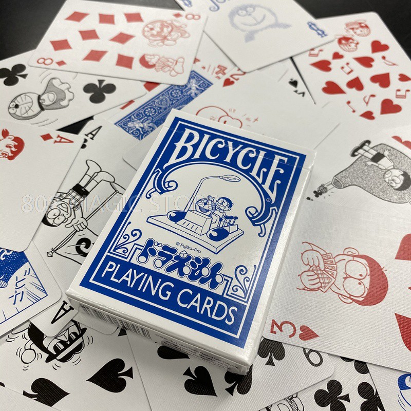 [808 MAGIC]魔術道具 Bicycle 原廠 哆啦A夢 哆啦ㄟ夢 小叮噹 Doraemon 撲克牌 日本 最新 | 蝦皮購物