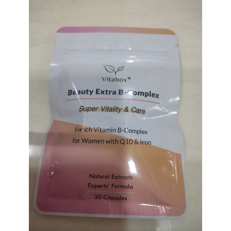Vitabox 女性美姸維他命B群+Q10+專利鐵 | 蝦皮購物