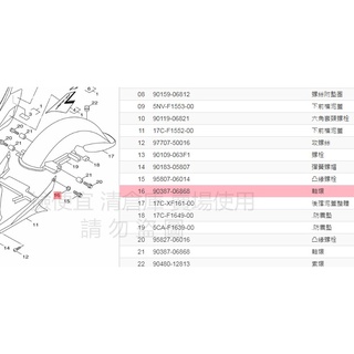撿便宜 料號:90387-06868 YAMAHA山葉原廠部品 軸環1P3 SMAX FORCE 新勁戰 BWS GTR | 蝦皮購物