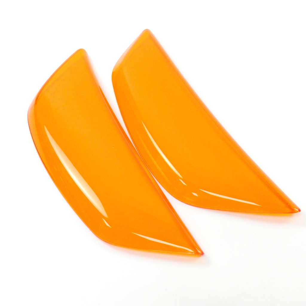 EPIC | 橘色 前方向貼片 前方向燈 前轉向 前方向 貼片 燈罩改色 附背膠 適用 FORCE2.0 FORCE二 | 蝦皮購物