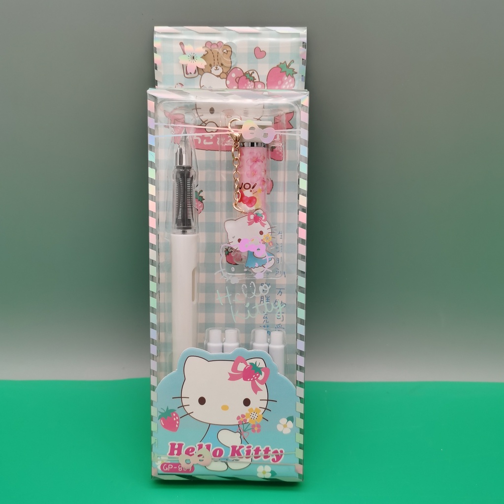 鋼筆套裝 ECHO 鬼滅之刃皮卡丘鋼筆航海王KT貓鋼筆套裝開學文具獎品禮物 可換芯鋼筆套裝文具禮品禮包w663 | 蝦皮購物