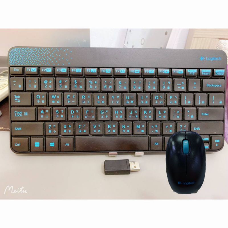 羅技 Logitech K240 無線鍵盤組 黑色 七成新 | 蝦皮購物