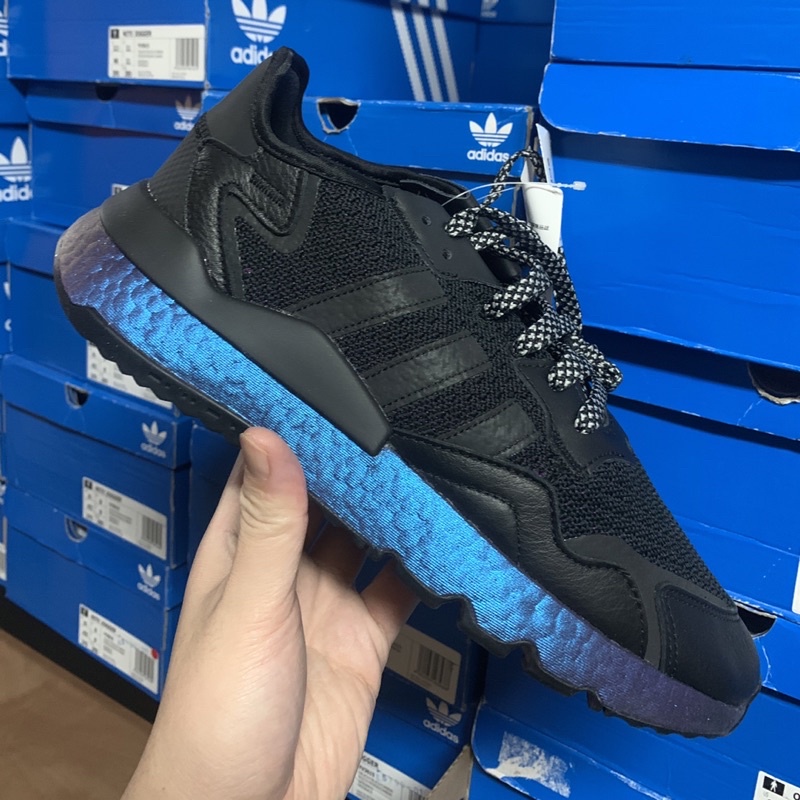 ADIDAS ORIGINALS NITE JOGGER 黑 變色龍 反光 慢跑鞋 男鞋 FV3615 | 蝦皮購物