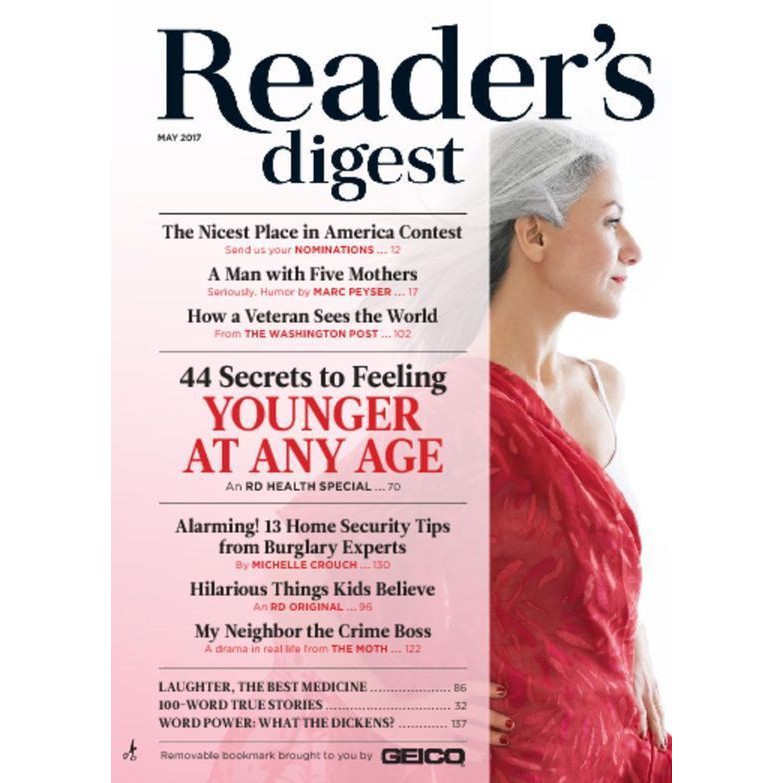 美國雜誌/Reader's Digest/2024全年訂閱/讀者文摘雜誌/全年雜誌/電子版 | 蝦皮購物