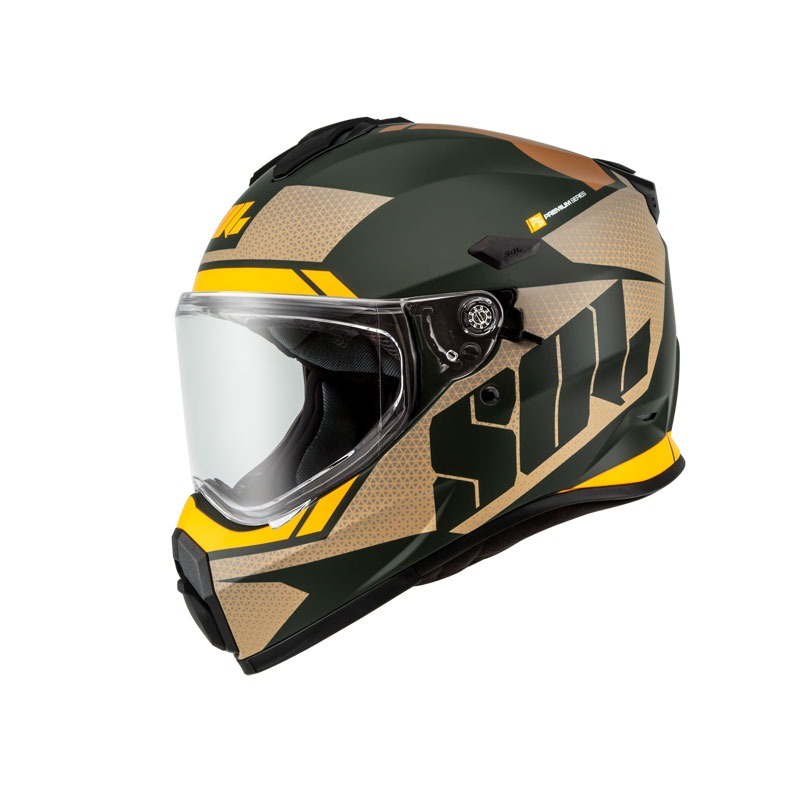 【SOL Helmets】SS-2P複合式安全帽 (太空漫遊_消光綠/棕) 帽舌需另加購｜ SOL安全帽官方商城 | 蝦皮購物