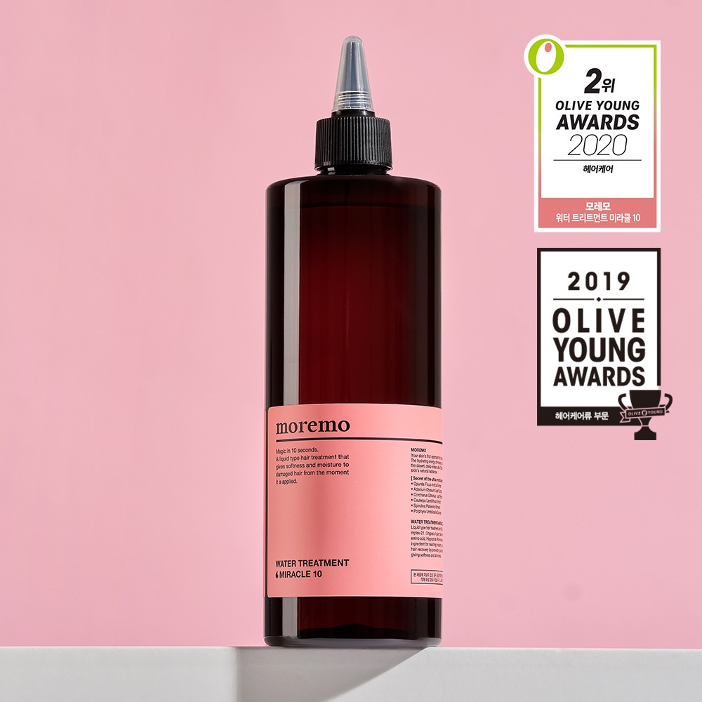 韓國MOREMO 奇蹟10秒護髮水 Moremo Water Treatment Miracle 10 大容量480ml | 蝦皮購物