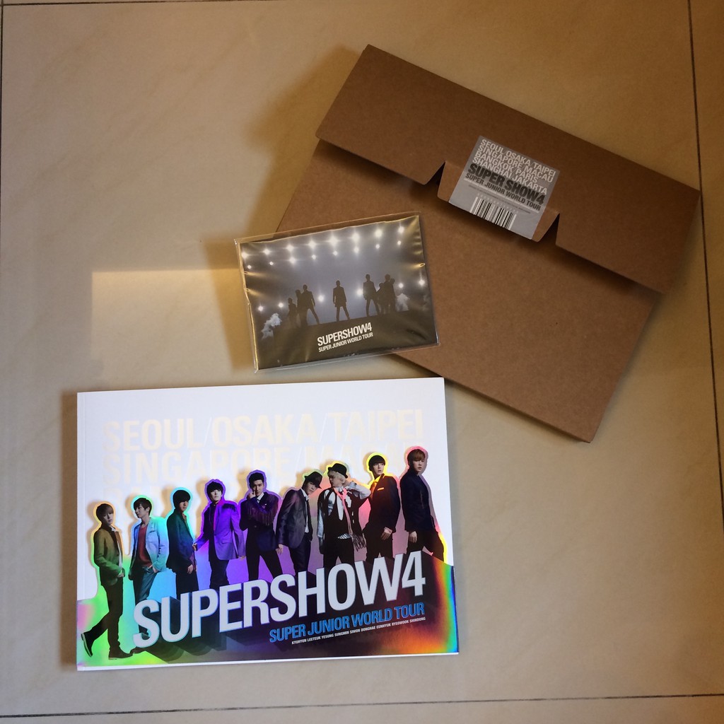 韓國天團 Super Junior【Super Show 4】寫真書 | 蝦皮購物