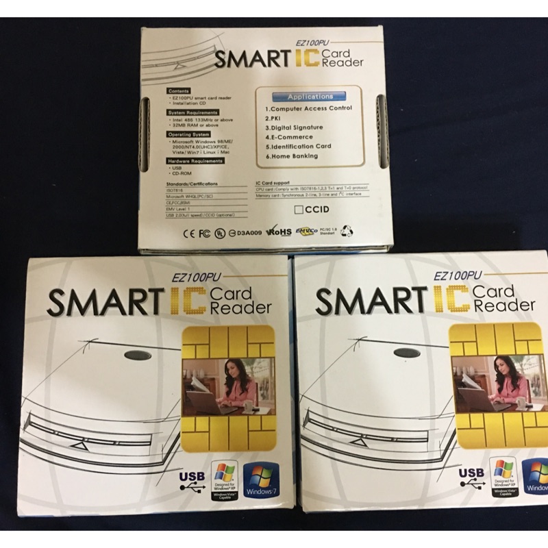 EZ100PU讀卡機 smart ic card | 蝦皮購物