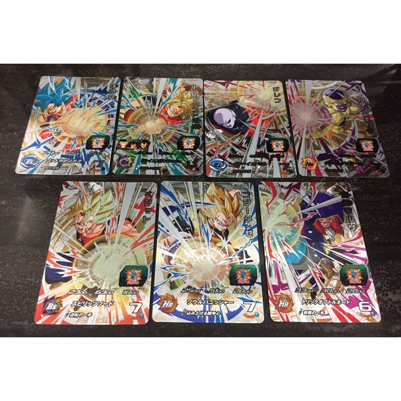 七龍珠英雄 第四彈 4彈 宣傳卡片 CP卡 UMT4-CP 一套7張 | 蝦皮購物