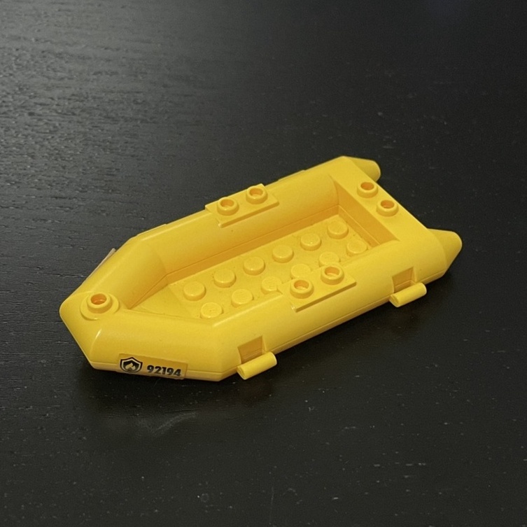 LEGO樂高 正版 積木 絕版 高品質中古零件 30086 黃色橡皮艇 小船 救生艇 | 蝦皮購物
