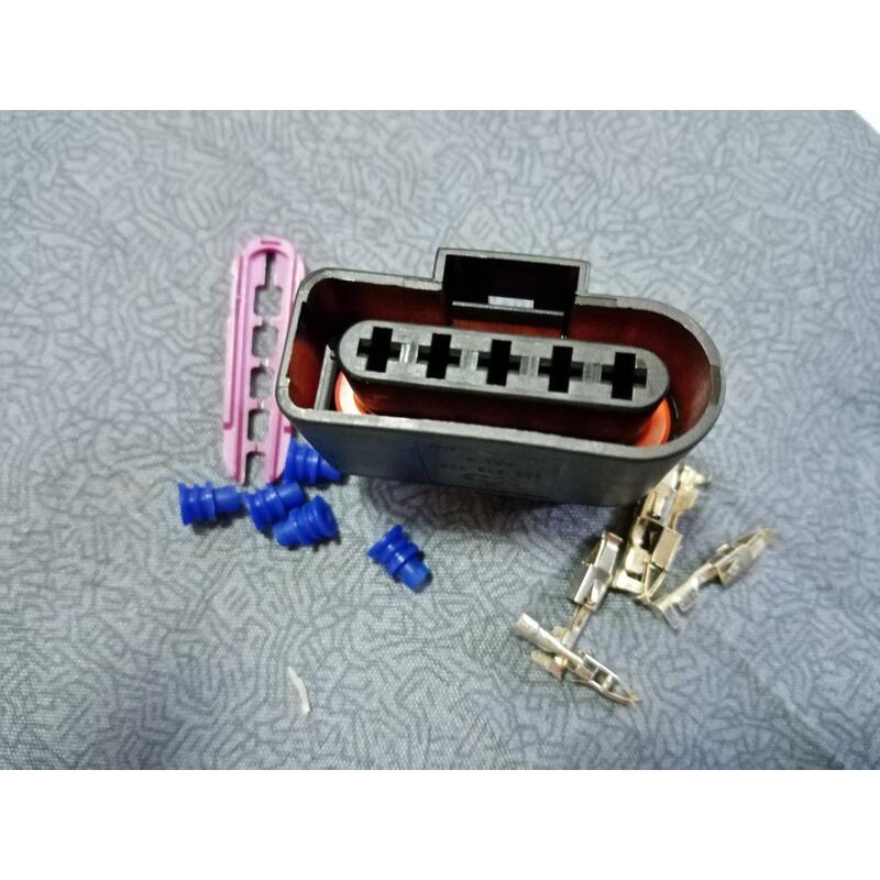 福斯 奧迪 空氣流量計插頭 空氣流量計接頭 5P 1J0973705 | 蝦皮購物