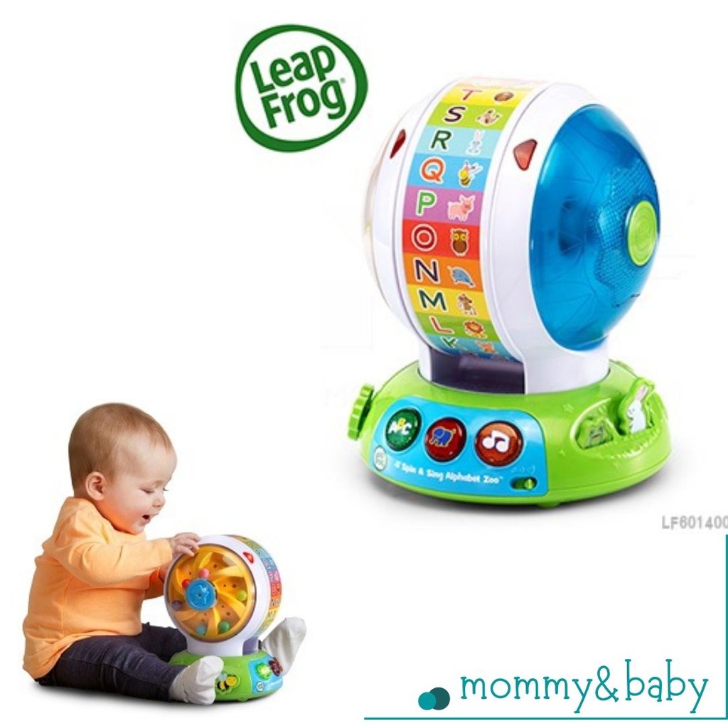 LeapFrog pin & Sing Alphabet Zoo Ball 旋轉動物字母ABC | 蝦皮購物